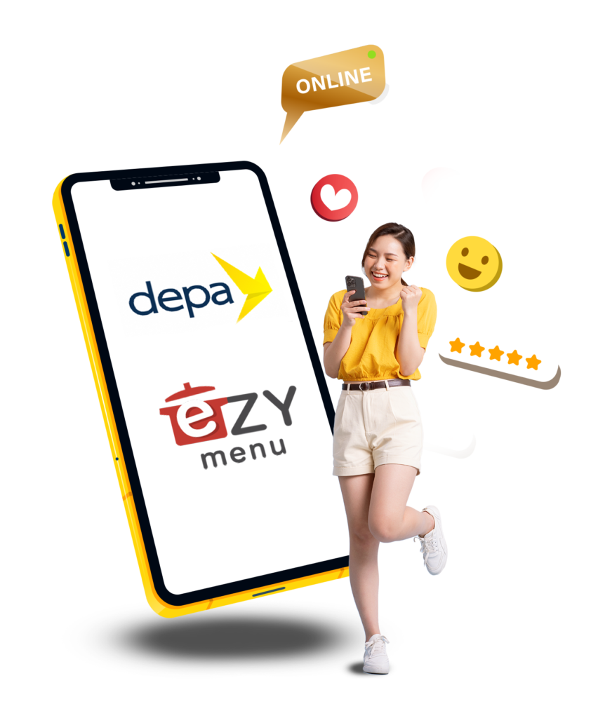 EZY Menu – เมนูบนมือลูกค้า