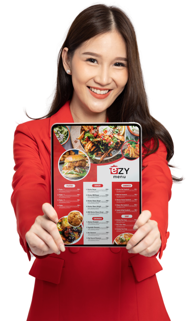 EZY Menu – เมนูบนมือลูกค้า
